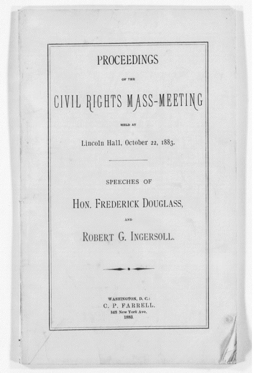 Oct. 22, 1883: Frederick Douglass Denounces Supreme Court Ruling - Zinn ...