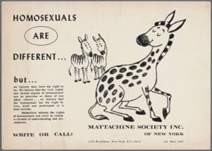 Nov. 11, 1950: Founding of the Mattachine Society - Zinn Education Project