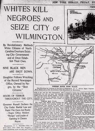 Nov. 10, 1898: Wilmington Massacre - Zinn Education Project