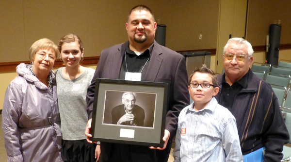 Sean Arce Receives Award at 2012 NCSS Conference - Zinn Education Project