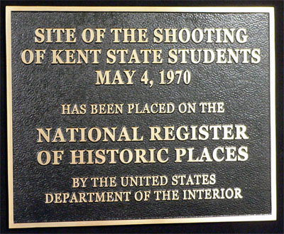 Kent State Massacre Marker - Howard Zinn: Our Favorite Teacher - Laurel ...