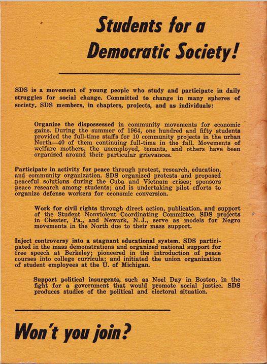 June 11, 1962: Students for a Democratic Society Issue Port Huron ...
