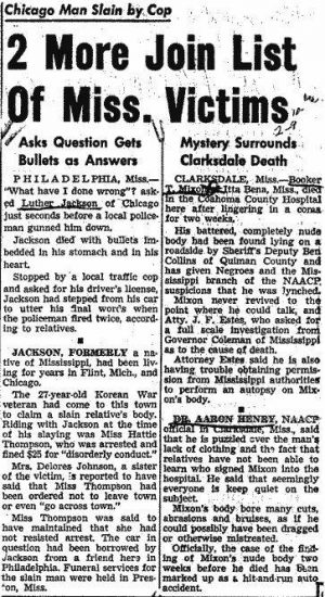 June 12, 1963: Medgar Evers Murdered in Mississippi - Zinn Education ...