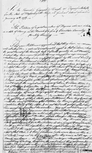 Jan. 13, 1777: Petition for Freedom in Massachusetts - Zinn Education ...
