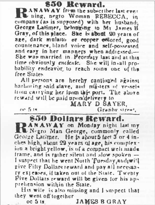 Nov. 21, 1842: George Latimer Freed In Boston - Zinn Education Project