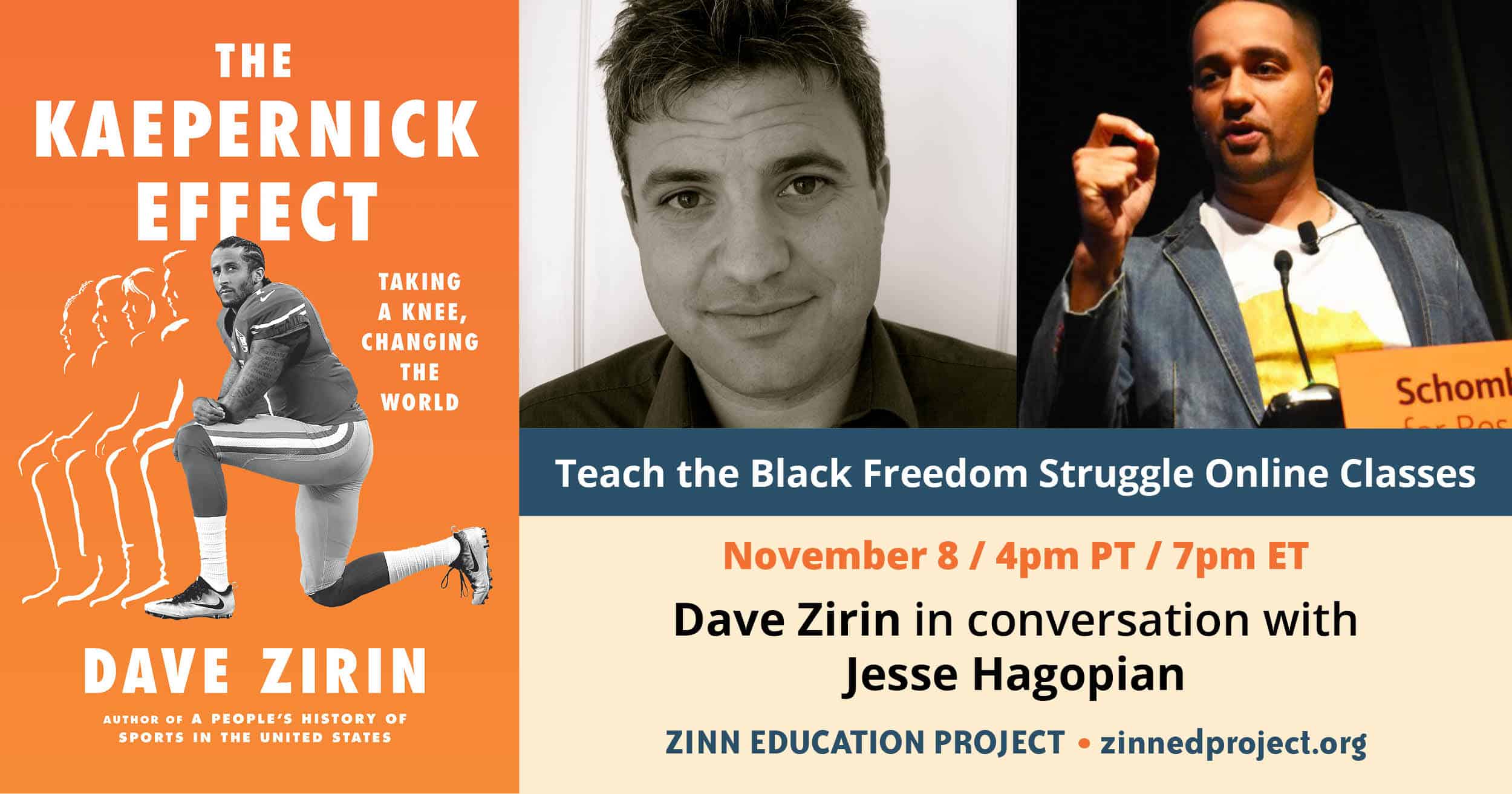 Online Class on The Kaepernick Effect with Dave Zirin - Zinn Education ...