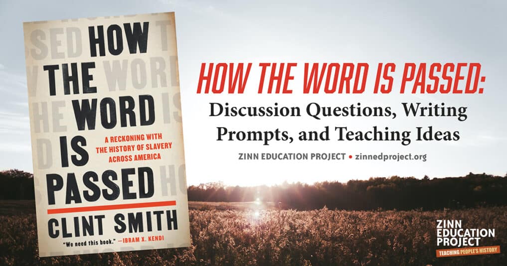 How the Word Is Passed: Discussion Questions, Writing Prompts, and ...
