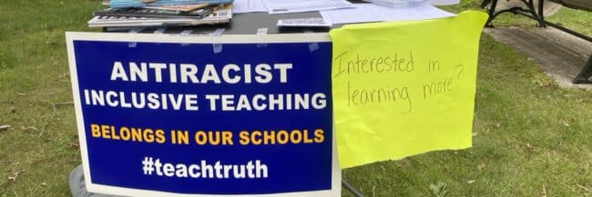 Teach Truth Yard, Table, and Window Signs - Zinn Education Project