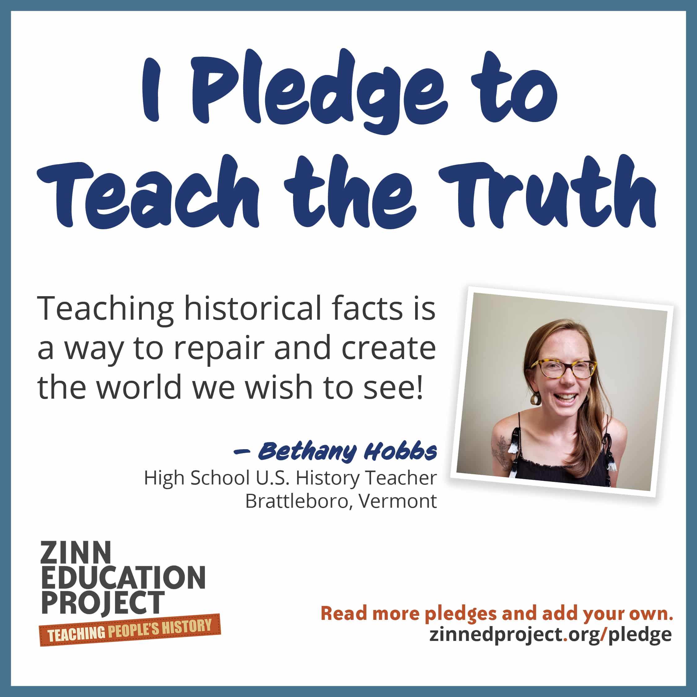 Nine Ways to Participate in the Teach Truth Days of Action - Zinn ...