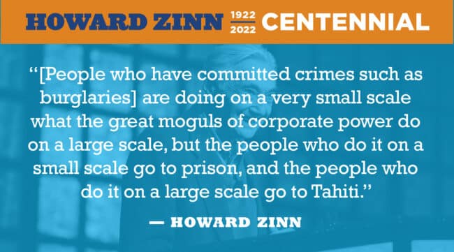 Howard Zinn on Prisons and Prisoners - Zinn Education Project