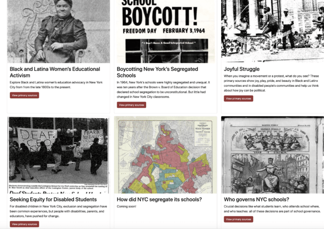 New York City Civil Rights History Project - Zinn Education Project