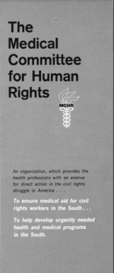 July 1964: Founding of the Medical Committee for Human Rights - Zinn ...