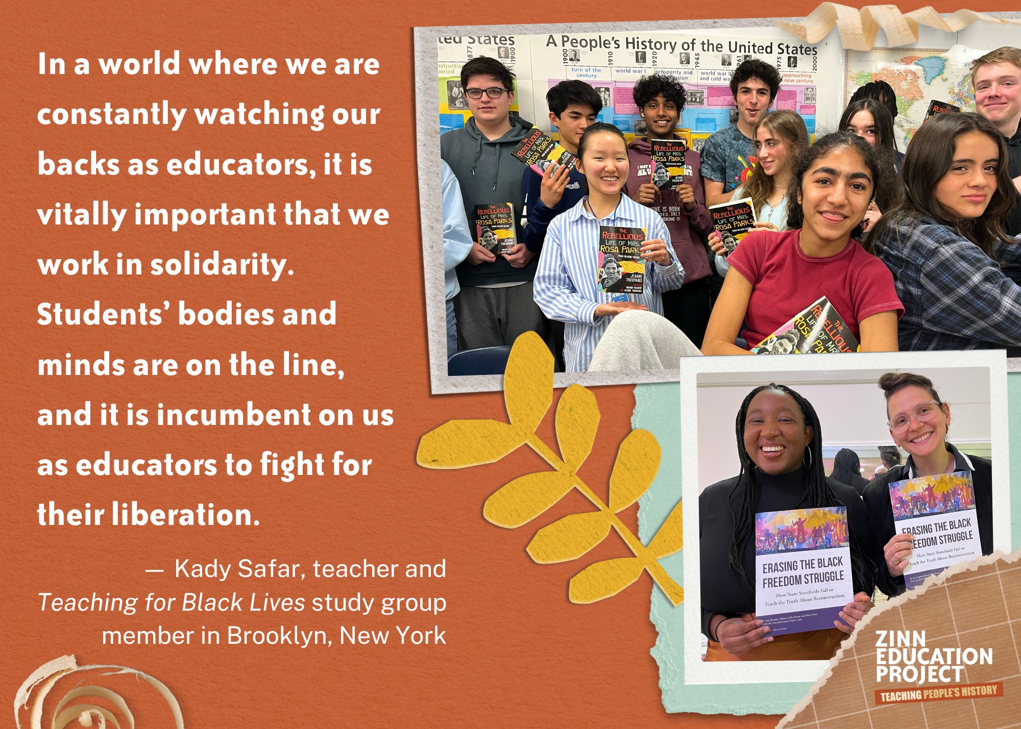 Support the Right to Teach Truthfully - Zinn Education Project