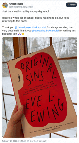 450 Copies of Eve Ewing’s Original Sins Distributed to Educators - Zinn ...
