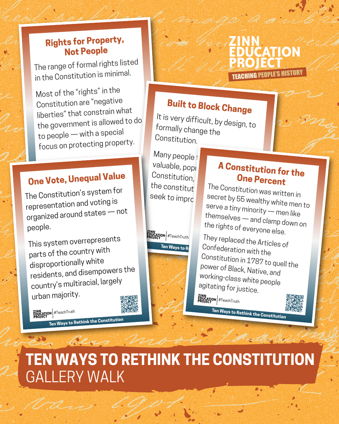 Constitution Gallery Walk - Zinn Education Project