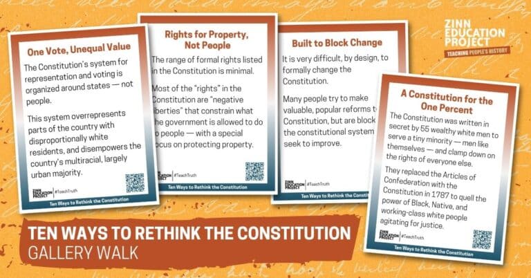 New Lessons - Zinn Education Project