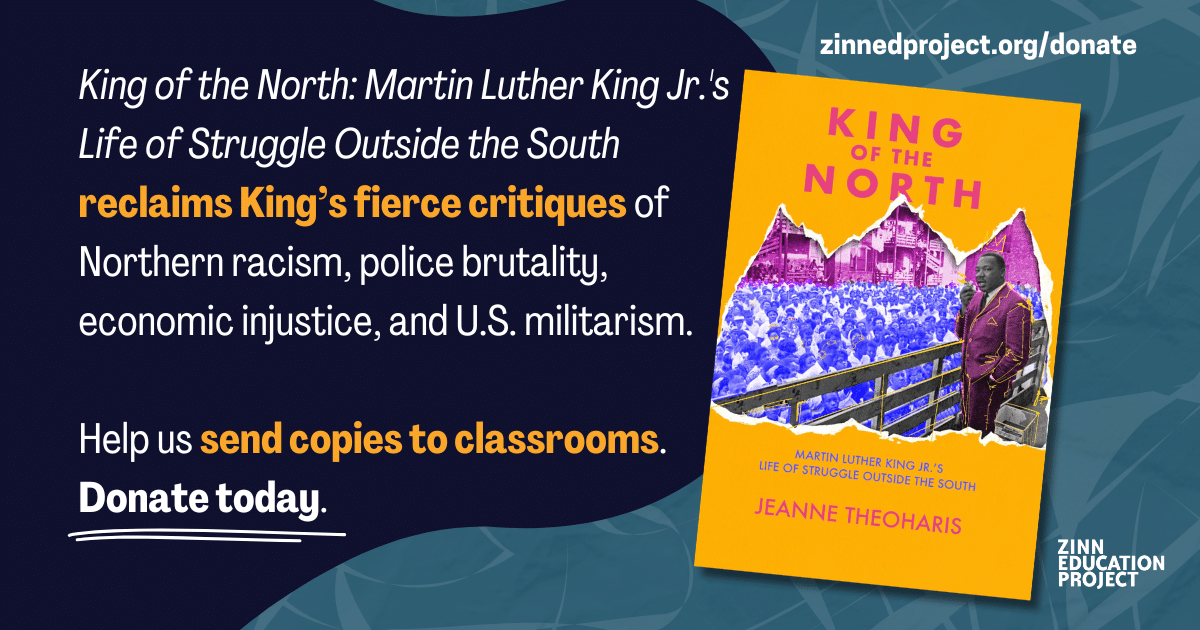 Send Copies of King of the North to Classrooms - Zinn Education Project